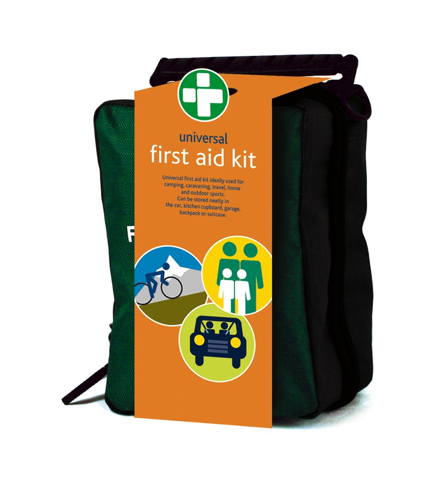 Medium Universal First Aid Kit in Green Helsinki Bag